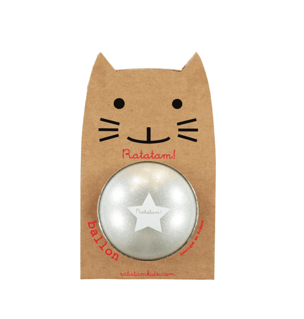 Ballon pailleté 15 cm | Argent - Ratatam - Sundays Kids Store